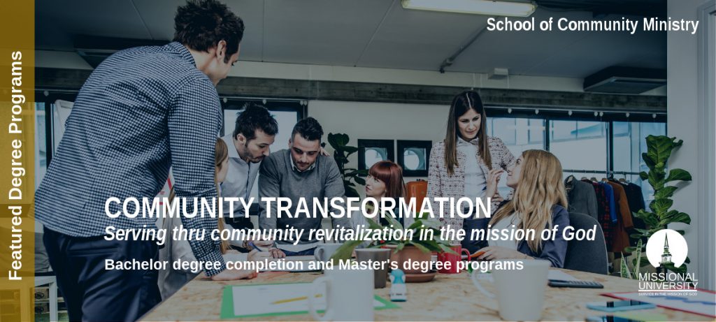 School of Community Ministry – @ Missional University